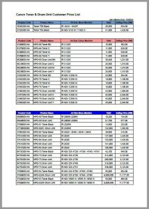 Canon BIS Consumables - F. T. MARKETING (IPOH) SDN. BHD.